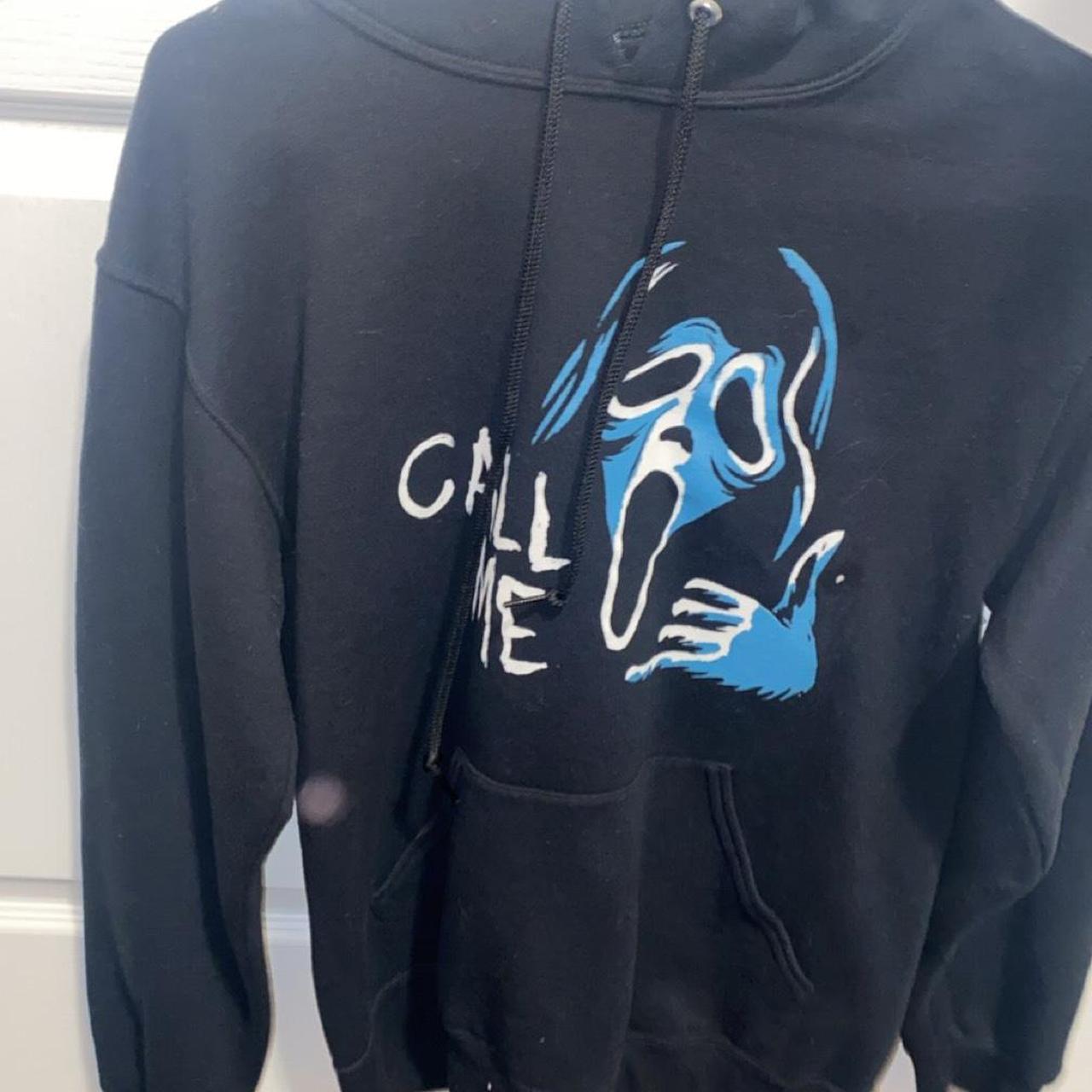 Hot topic Ghost face hoodie Size S - Depop