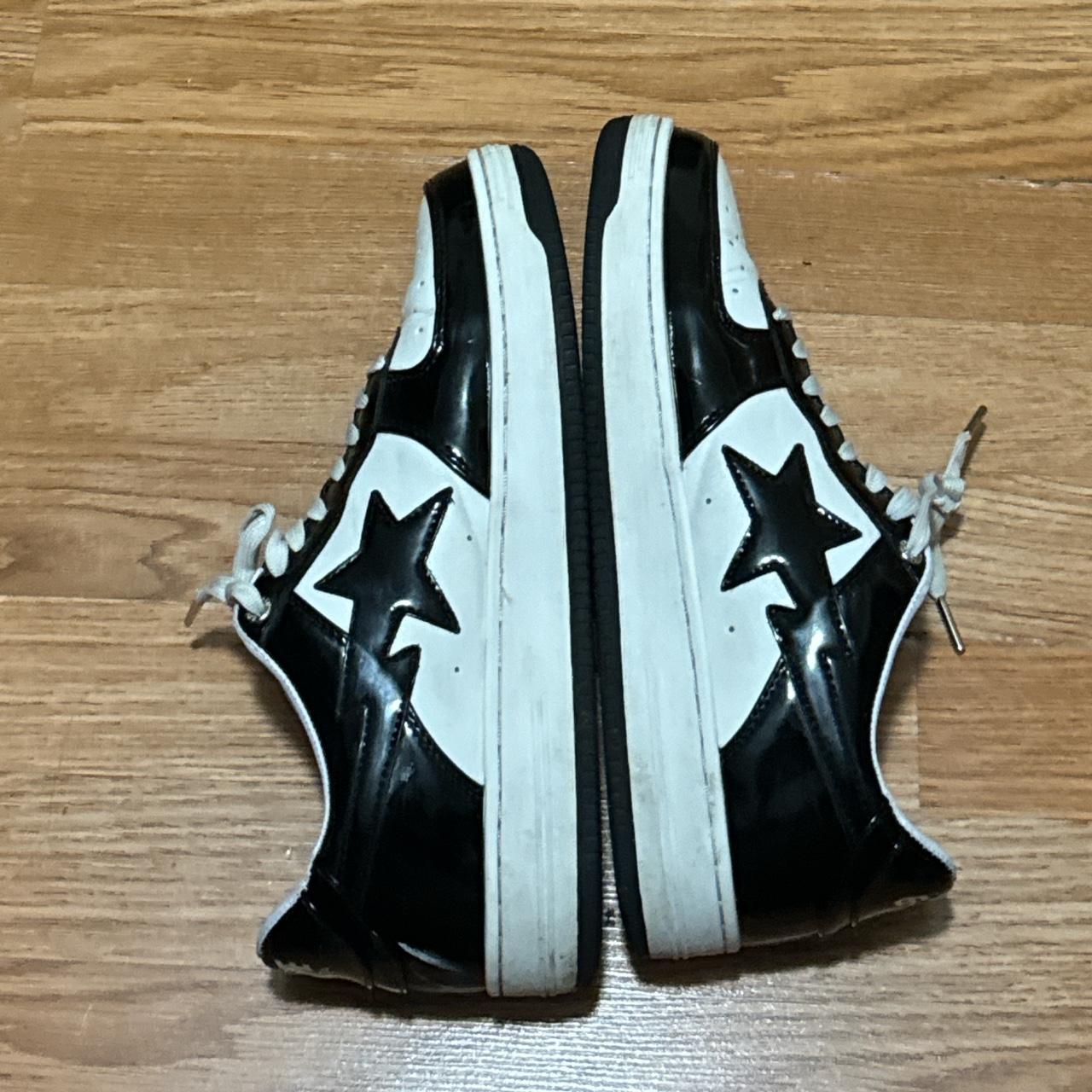 Bapestas black and white #bape #bapesta #sneakers... - Depop