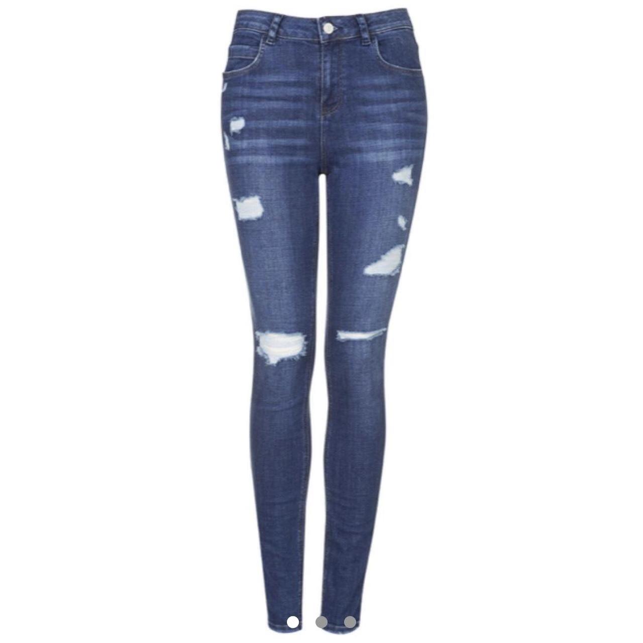 Top shop motto ripped jeans in size 8/10 Great... - Depop