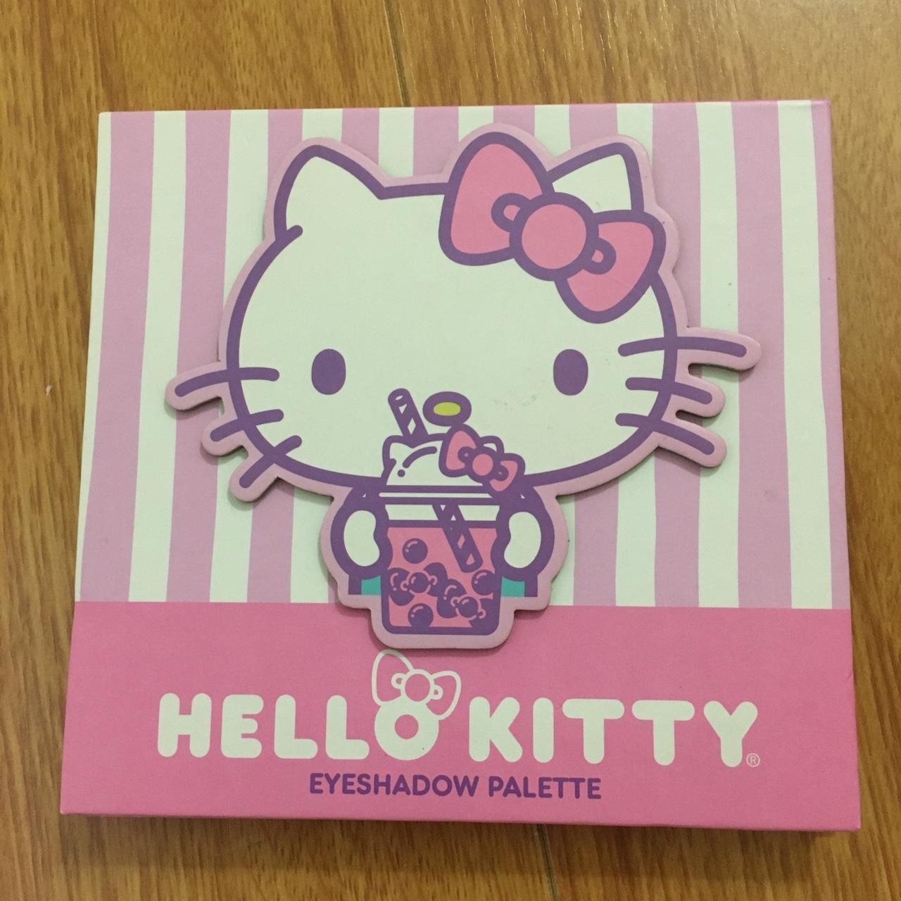 Brand new pink hellokitty boba eyeshadow palette 12... - Depop