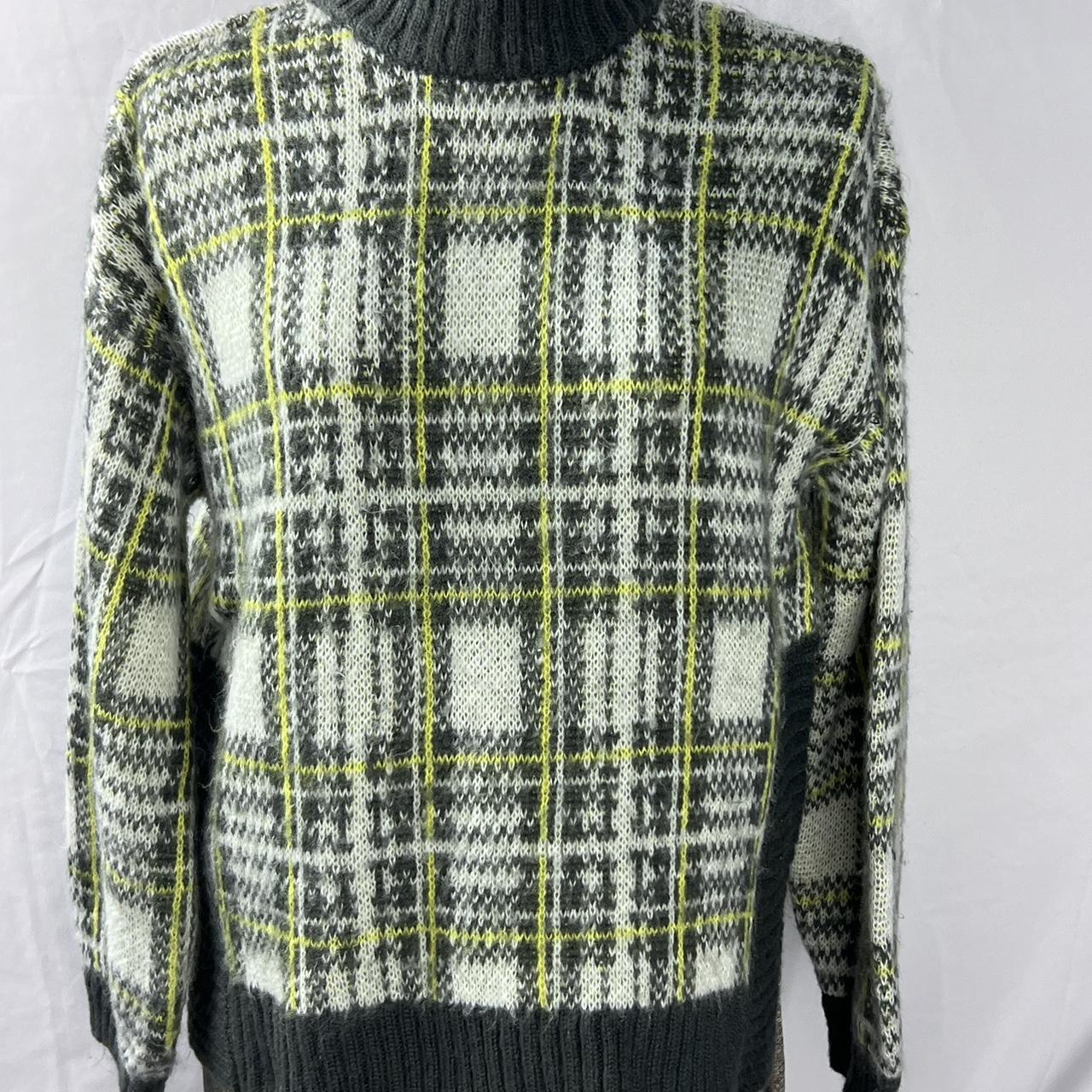 Nine West Plaid Sweater Nine West plaid sweater... - Depop