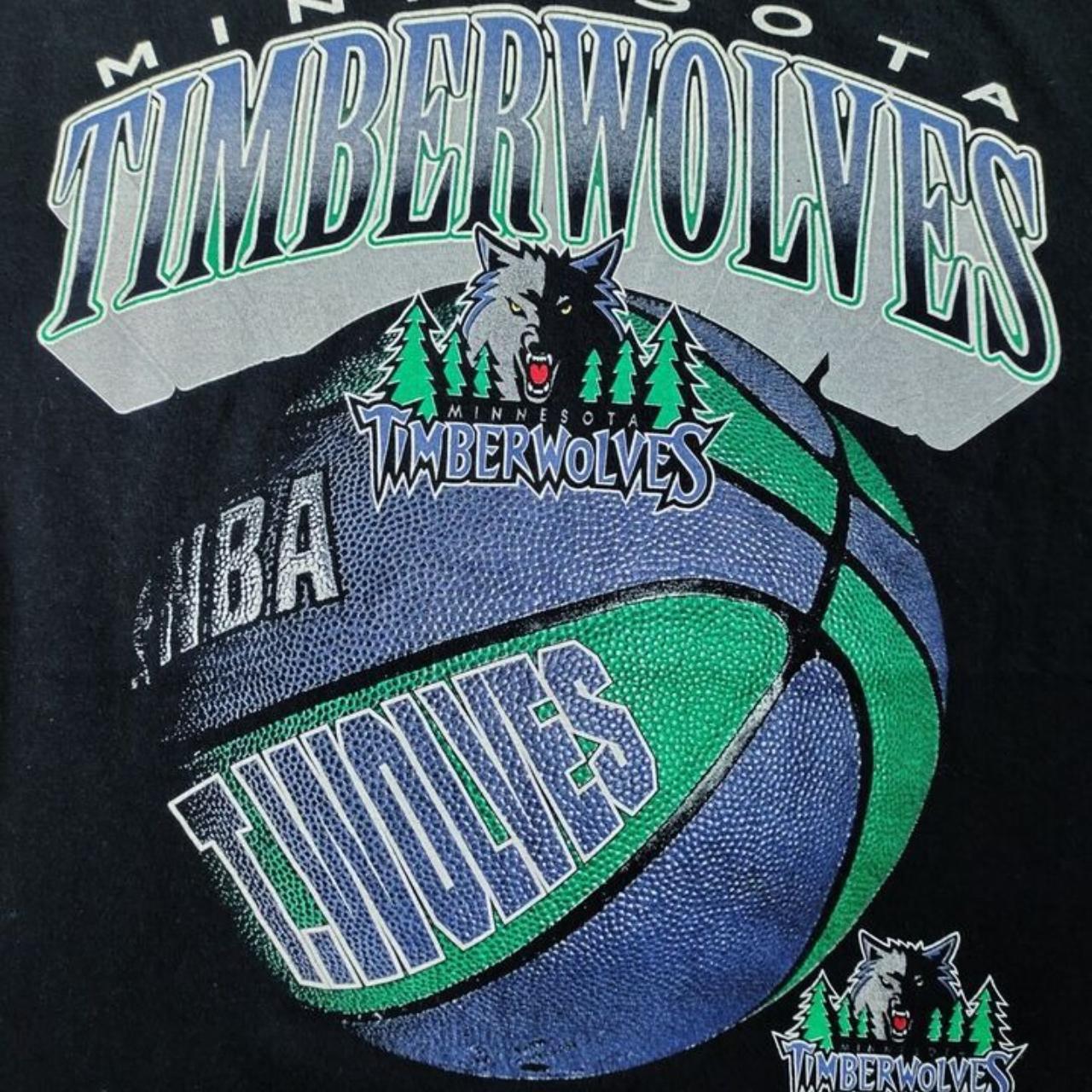 Remake Vintage Minnesota Timberwolves Logo 90s... | Depop