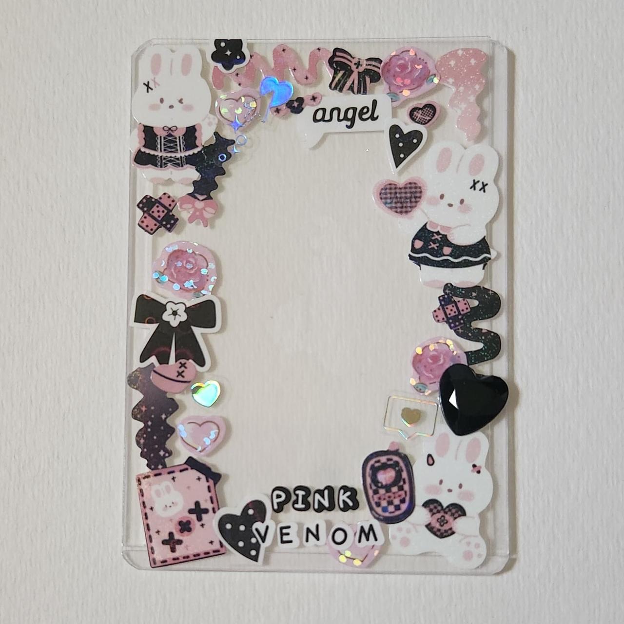 Handmade ♡ Deco toploader ♡ 2.8x3.8" ♡ photocard(s)... - Depop