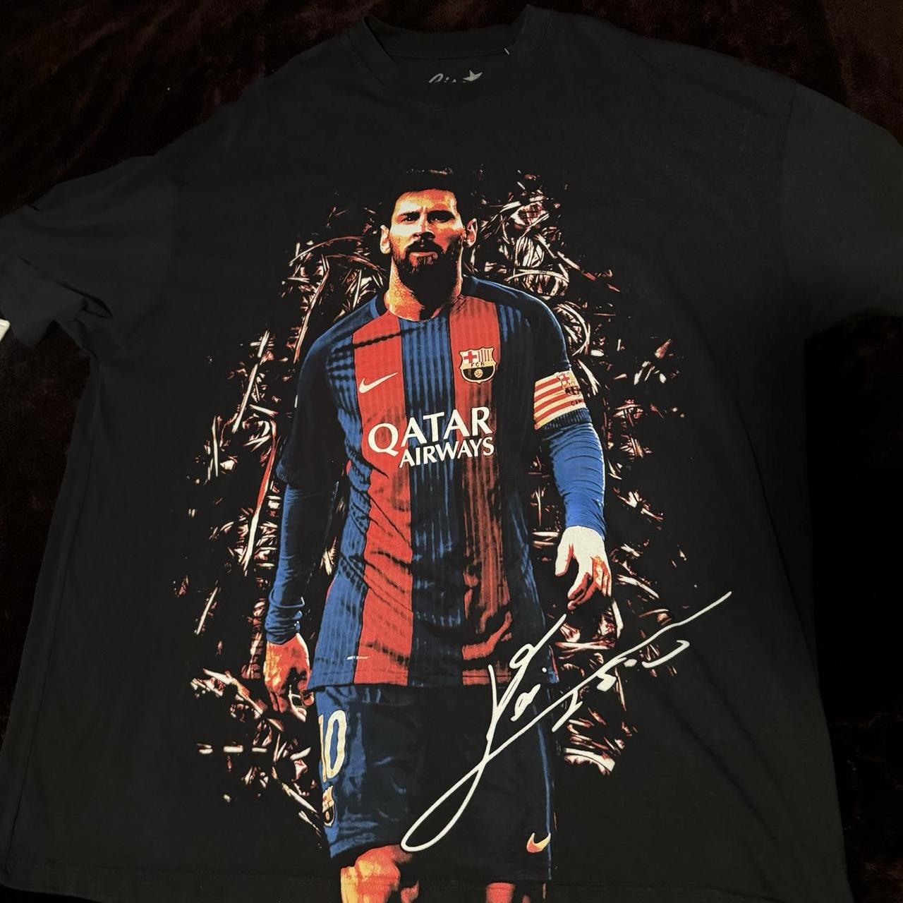pretty boy cisco LEO MESSI SOCCER graphic tee!!... | Depop