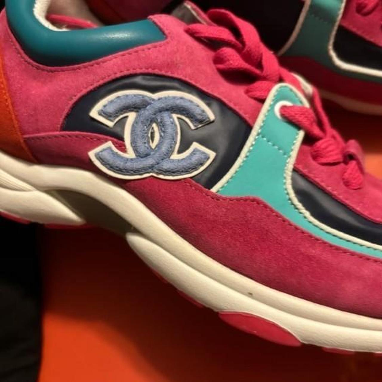 Chanel sneakers 100% authentic Very nice Chanel 100%... - Depop