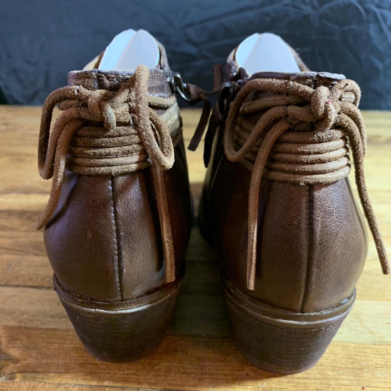 NEW Softt Warm Brown Aleah Rustic-Luxe Bootie,... | Depop