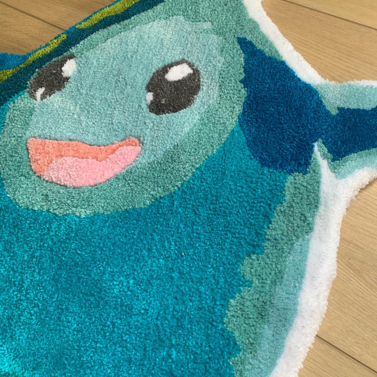 Super Mario Star Rug Blue green luma Lumalee star... - Depop