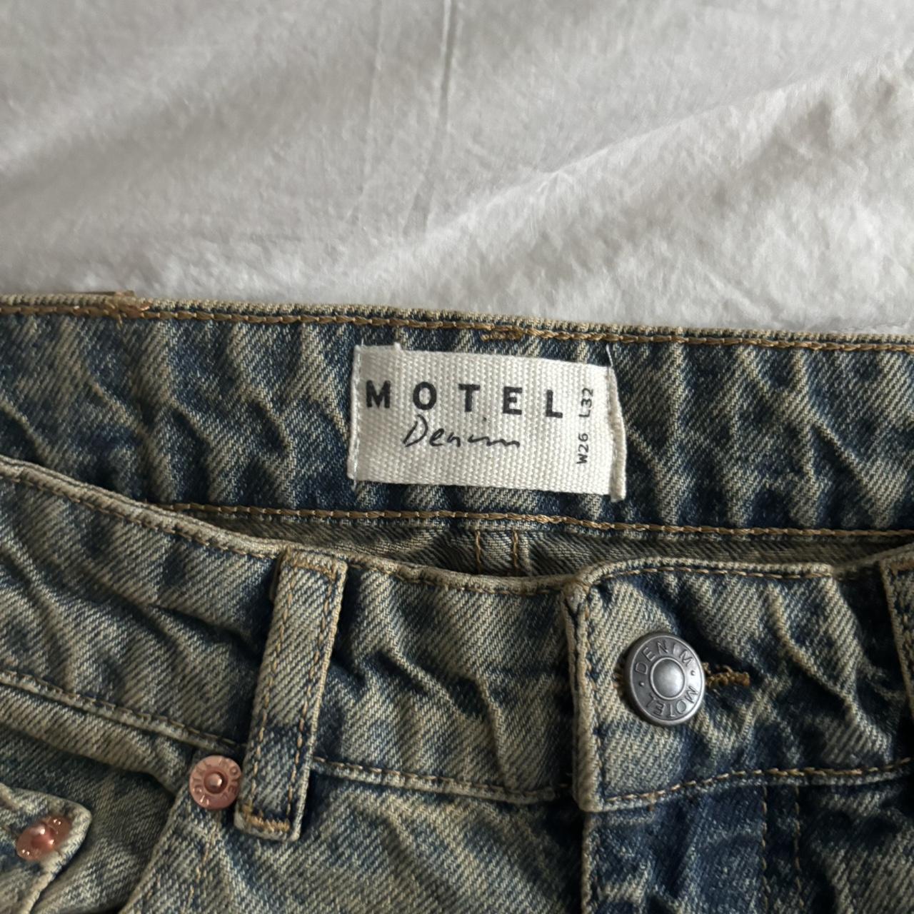 Brand new Motel Rocks jeans Low Rise Parallel Jeans... - Depop
