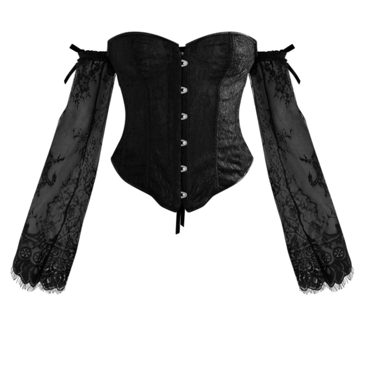 Selling This Gorgeous Plt Black Lace Corset Top Size Depop