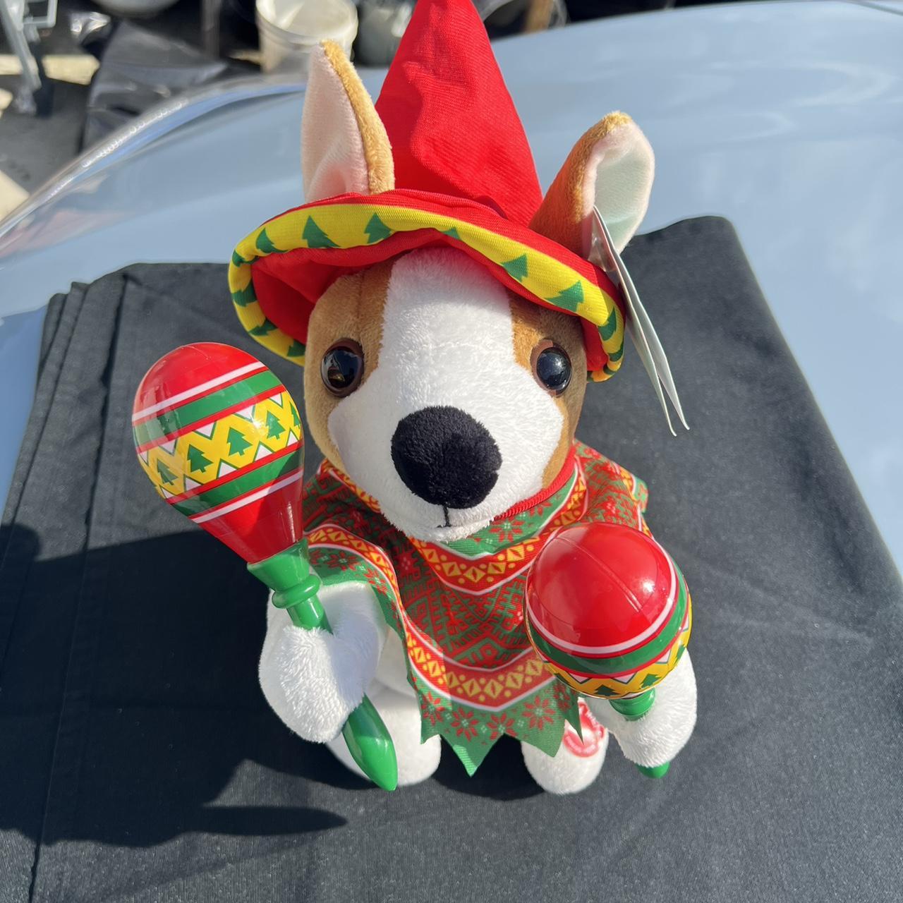 Hug Me Animated 11" Mariachi Puppy Chihuahua Sings... | Depop