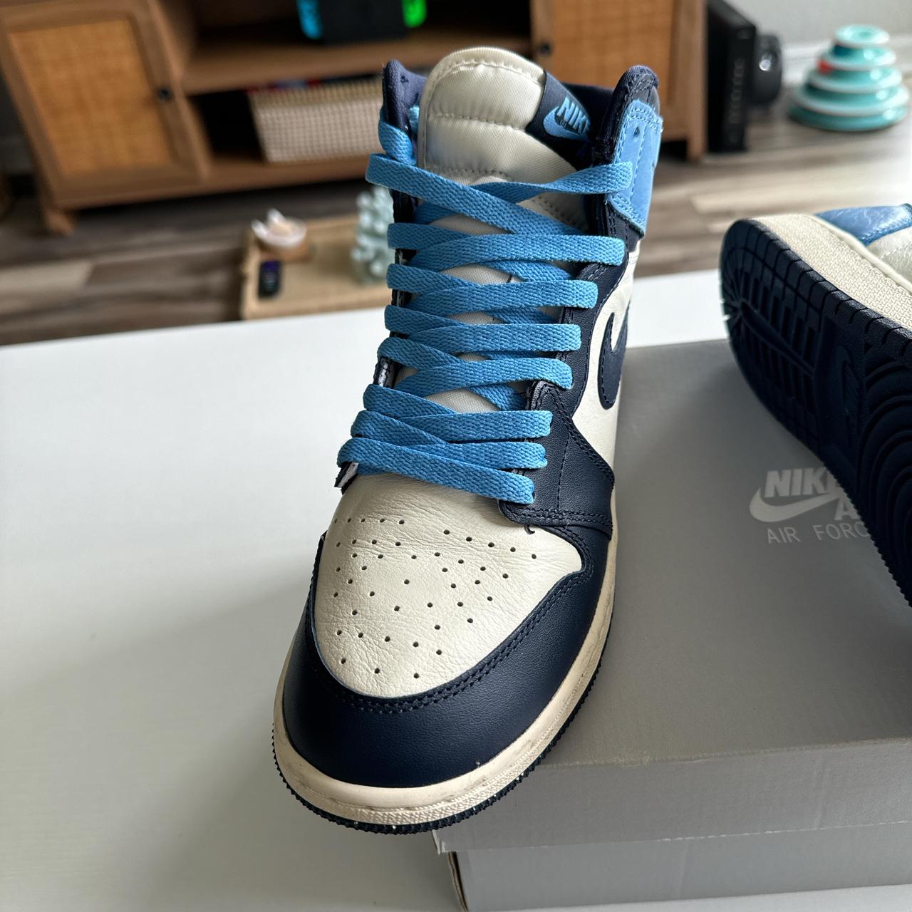 💙🩵🤍SZ 6.5Y / 8/8.5W ‼️‼️ Jordan 1 High 'Obsidian 💙🩵🤍SZ 6.5Y / 8/8.5W ‼️‼️ Jordan 1 High 'Obsidian