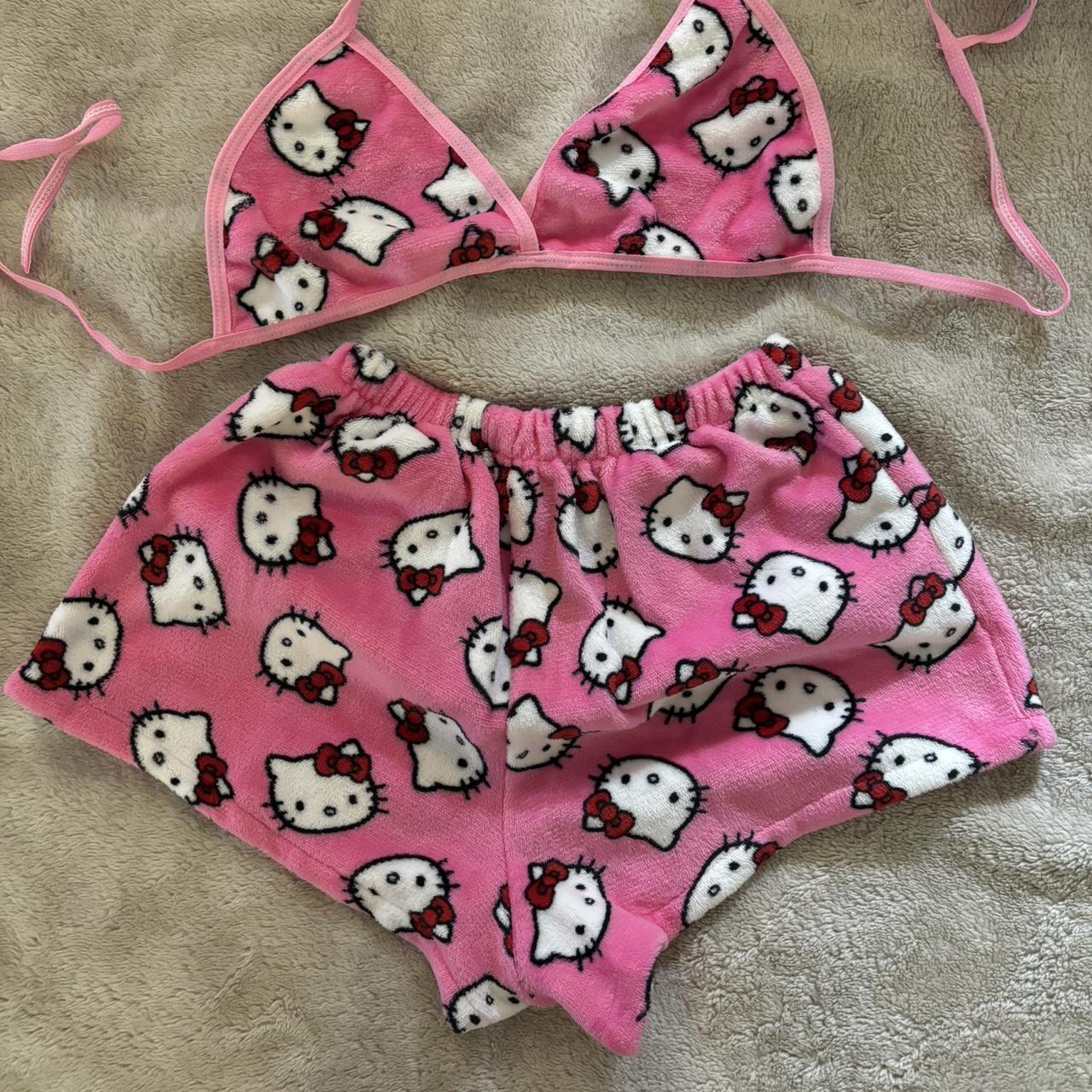 Hello kitty fluffy set Different sizes available.... - Depop