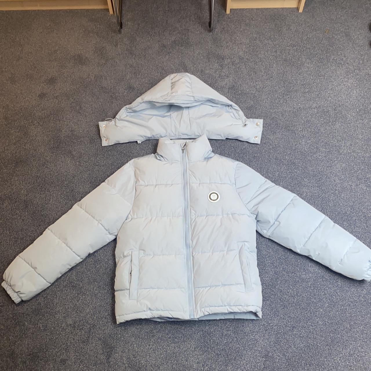 Trapstar light blue puffer - Depop