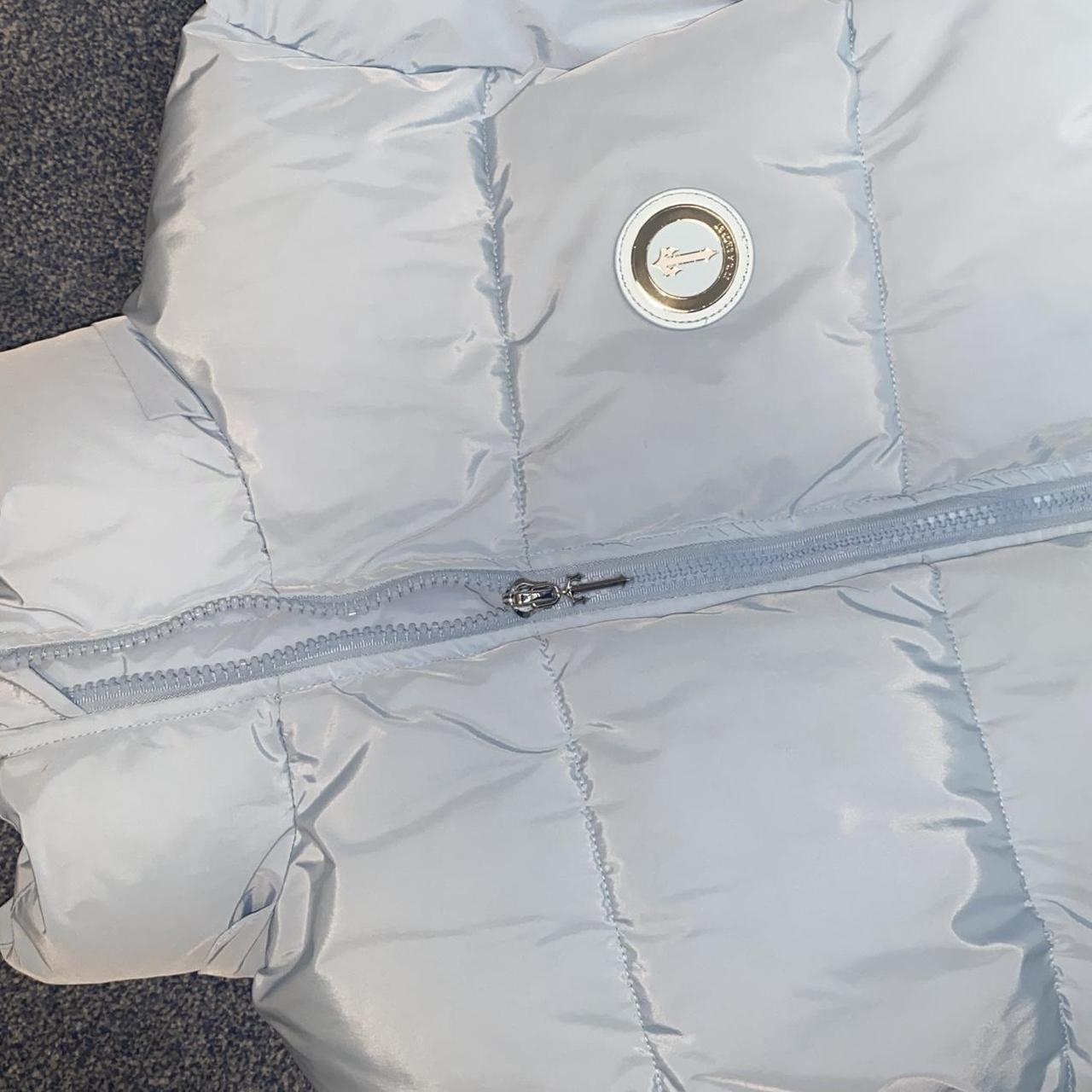 Trapstar light blue puffer - Depop