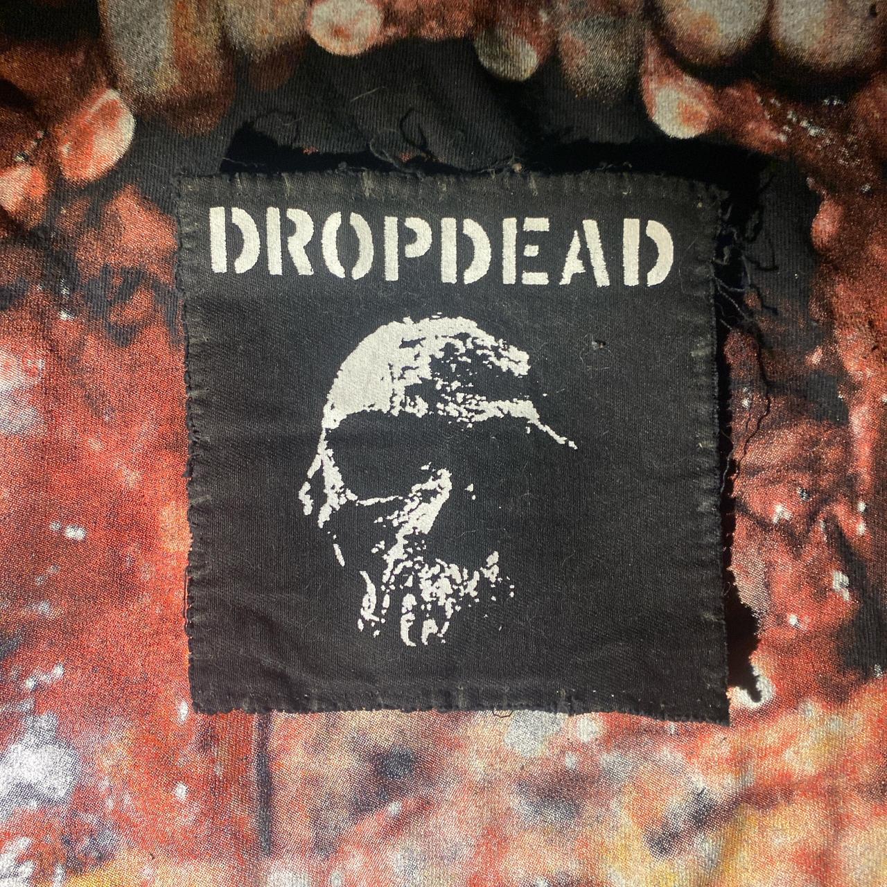 Dropdead “Skull” Patch 12x12cm #powerviolence... - Depop