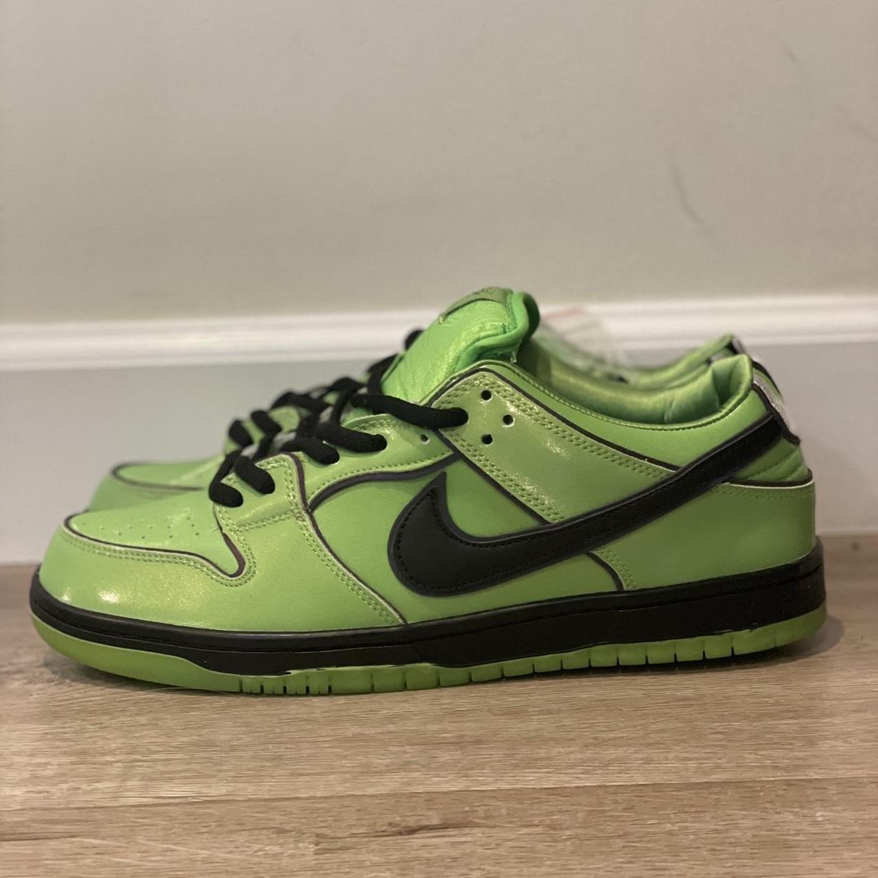 Green Power Puff Girls SB Nike Dunks w/box I’m not... - Depop