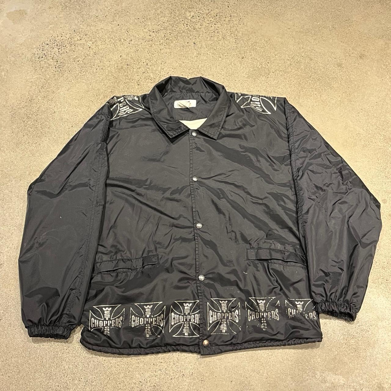 Late 80s West Coast choppers button up jacket THIS... - Depop