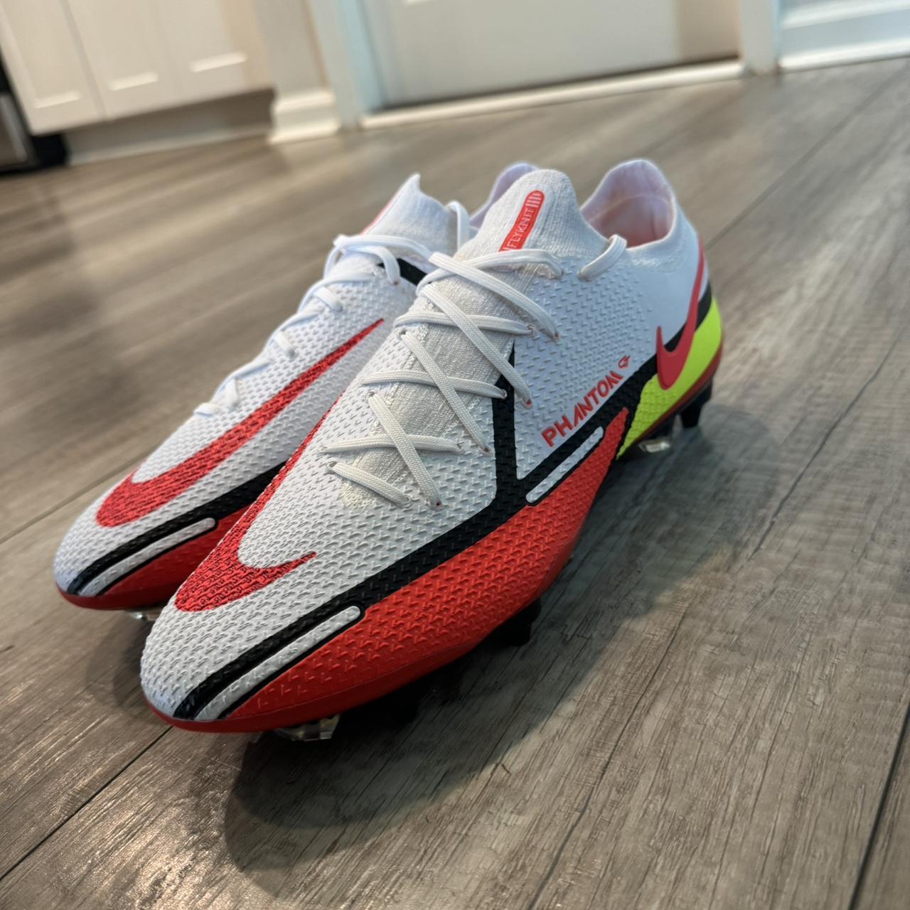 Nike Phantom GT2 Elite SG White Volt Black Bright... | Depop