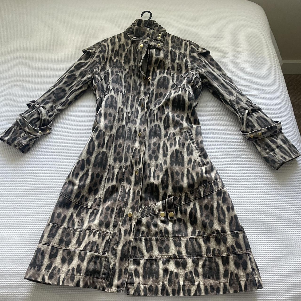 Sass and bide leopard print jacket/coat. Can fit UK... - Depop
