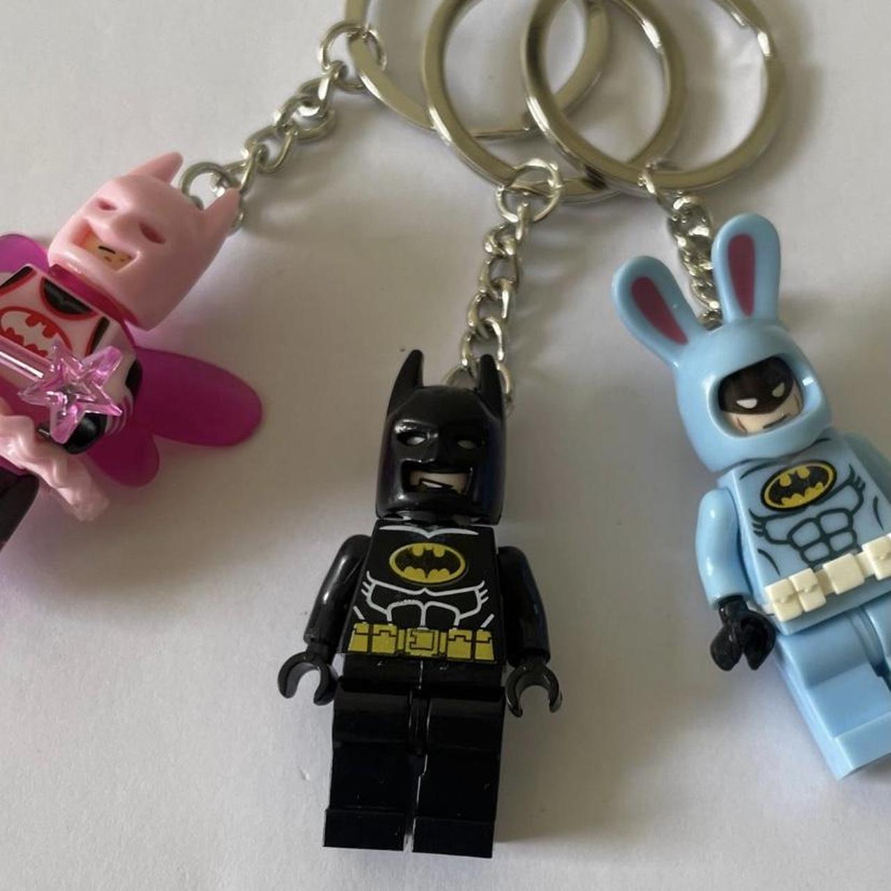 Fairy Batman, Bunny, and Lego Batman keychains -... - Depop