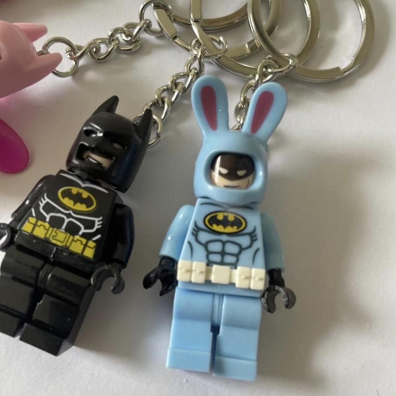 Fairy Batman, Bunny, and Lego Batman keychains -... - Depop