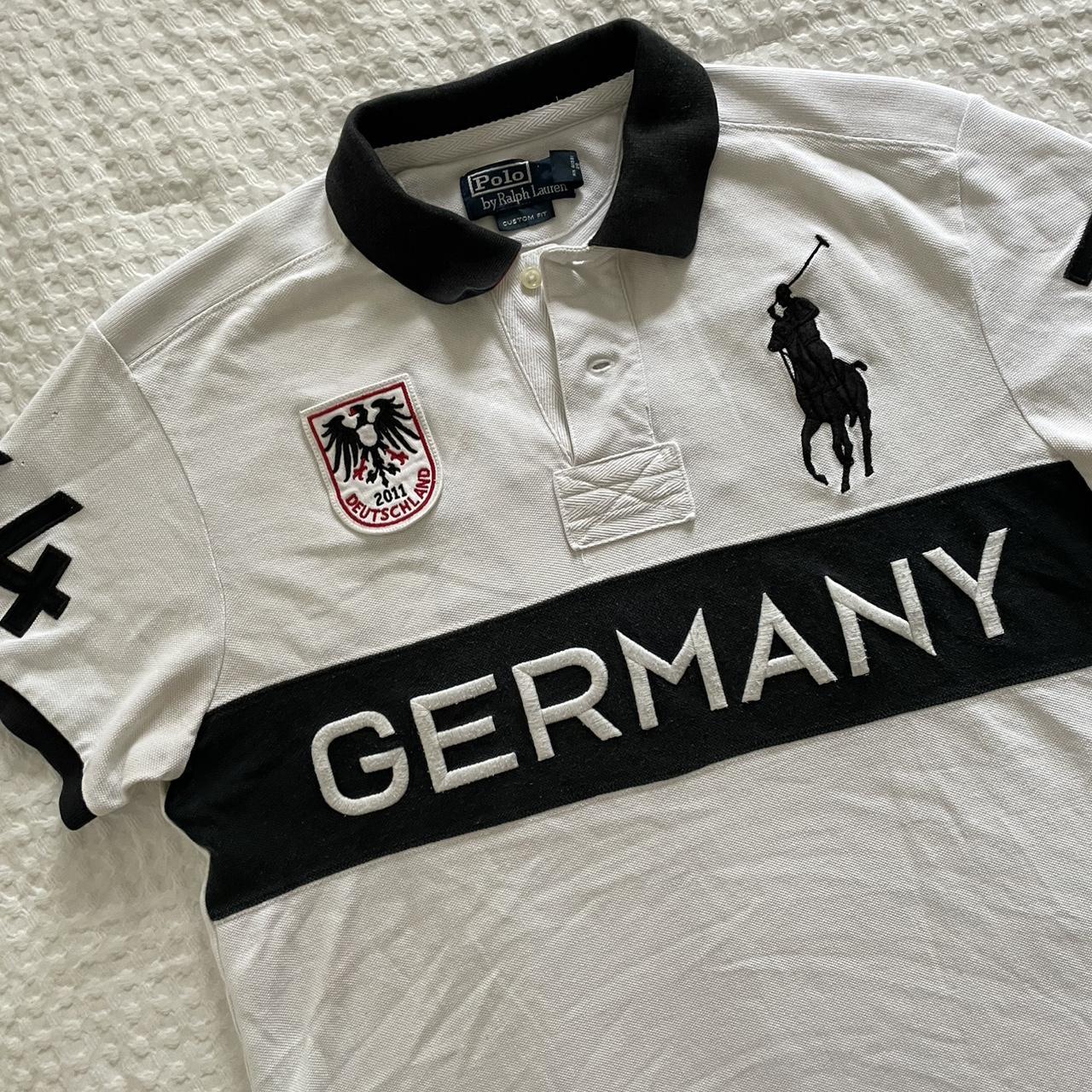 Polo Ralph Lauren white Germany polo shirt - Size... | Depop