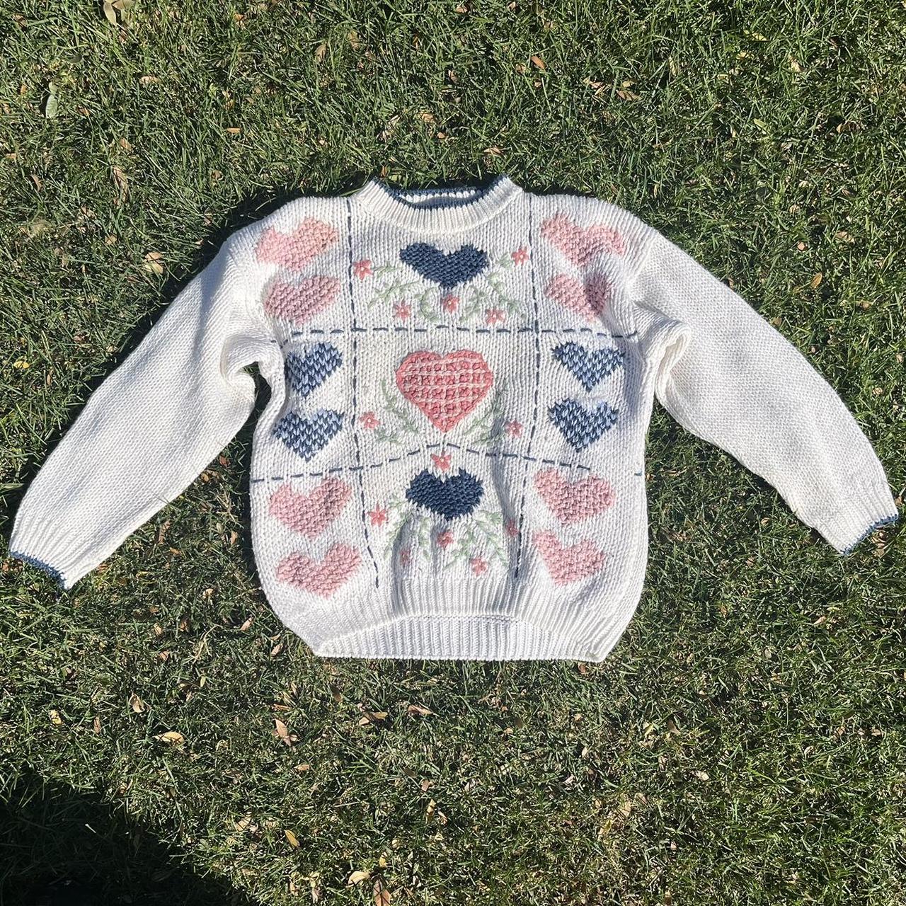 VINTAGE GRANDMA SWEATER . WOW this beauty came just... - Depop
