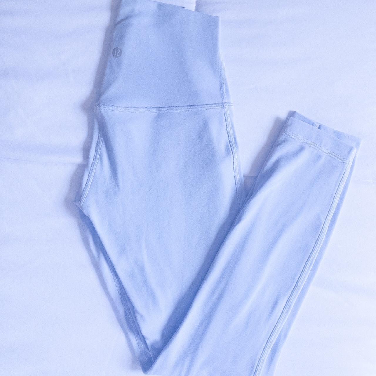Very limited wear Lululemon Powder Blue Wonder... - Depop