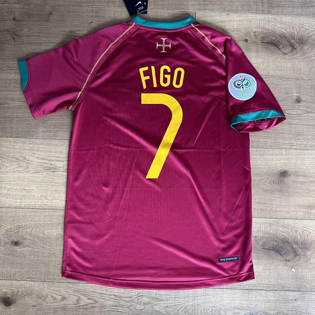 Figo #7 Portugal World Cup 2006 home jersey Size... - Depop