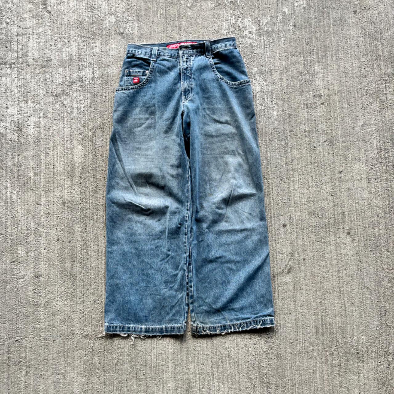 vintage 90s jnco tribal snakes tags ripped, measure... - Depop