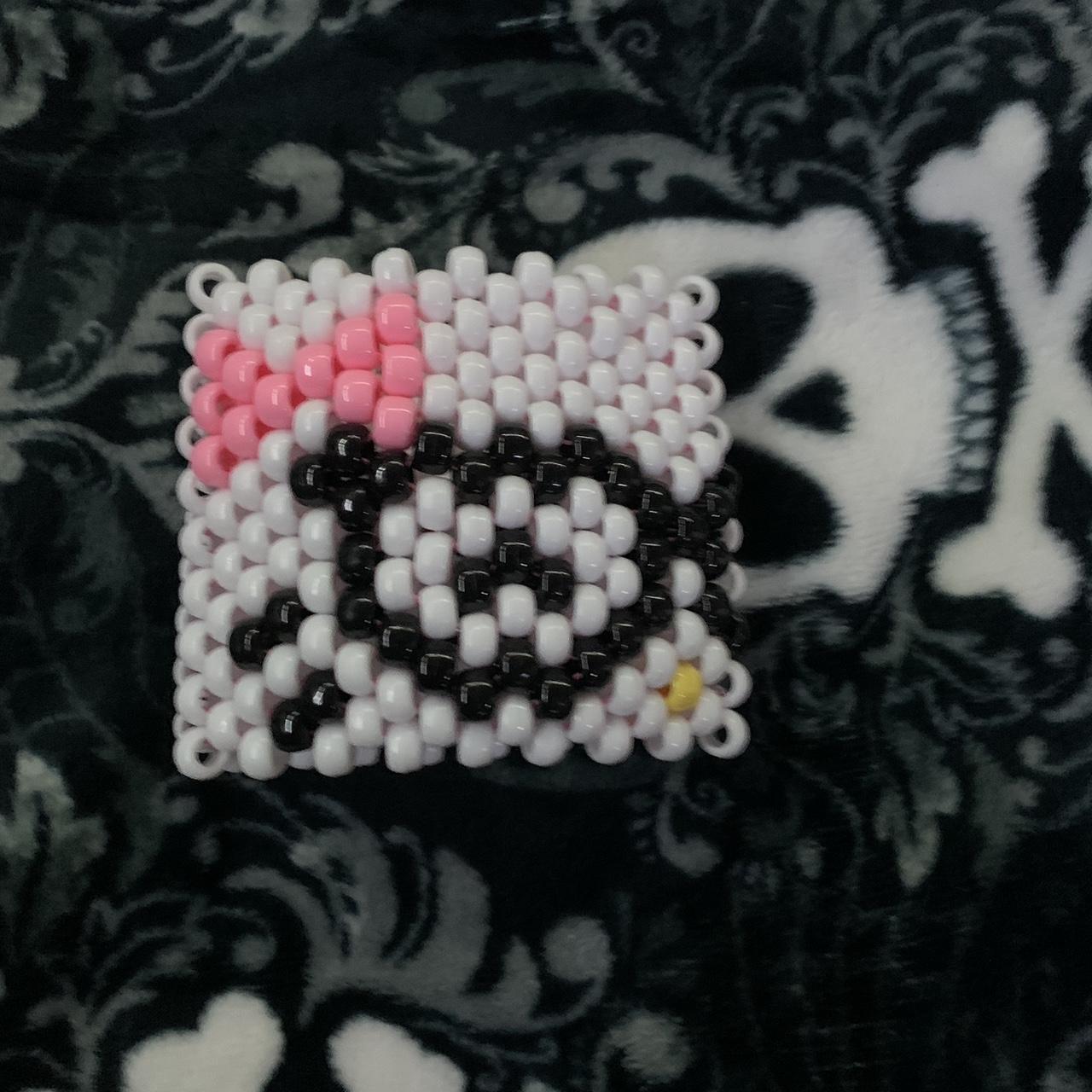 Hello Kitty Kandi Cuff #HelloKitty #Scenecore #Emo... - Depop