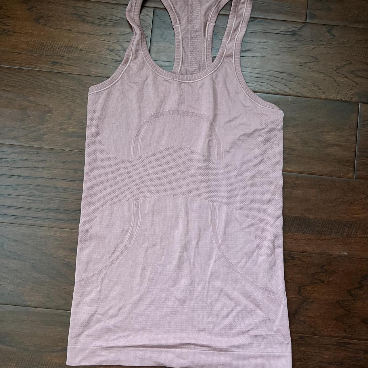 Lululemon Pink Racerback Tank top - Depop