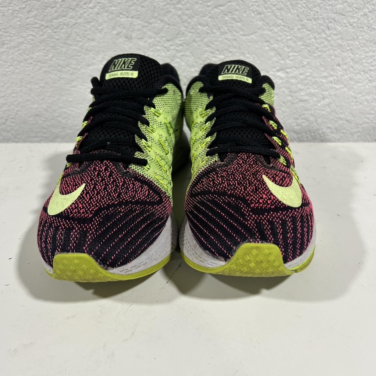 Nike Zoom Fly 2 running shoes - black and volt green... | Depop