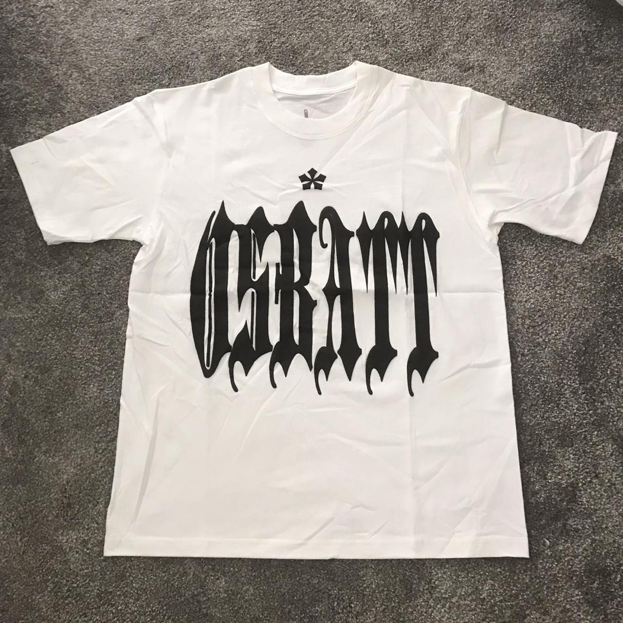 Years of tears Osbatt white and black t-shirt - Depop