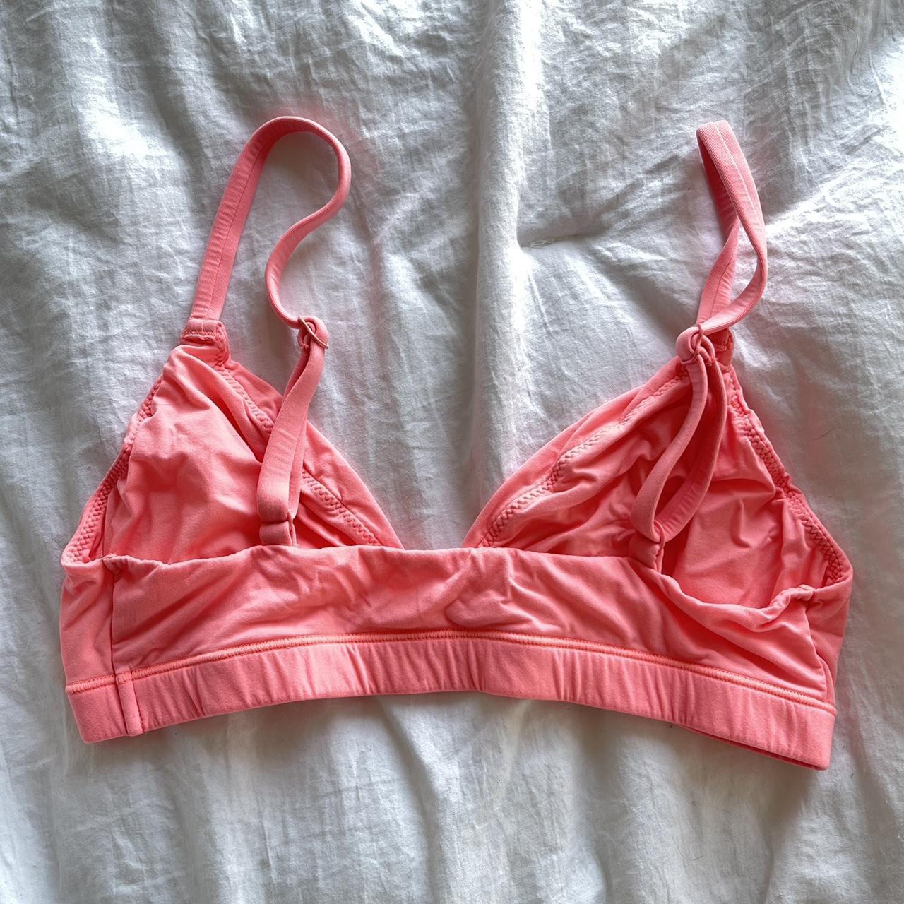 Skims bralette bra top Small fits like xs Bright... - Depop