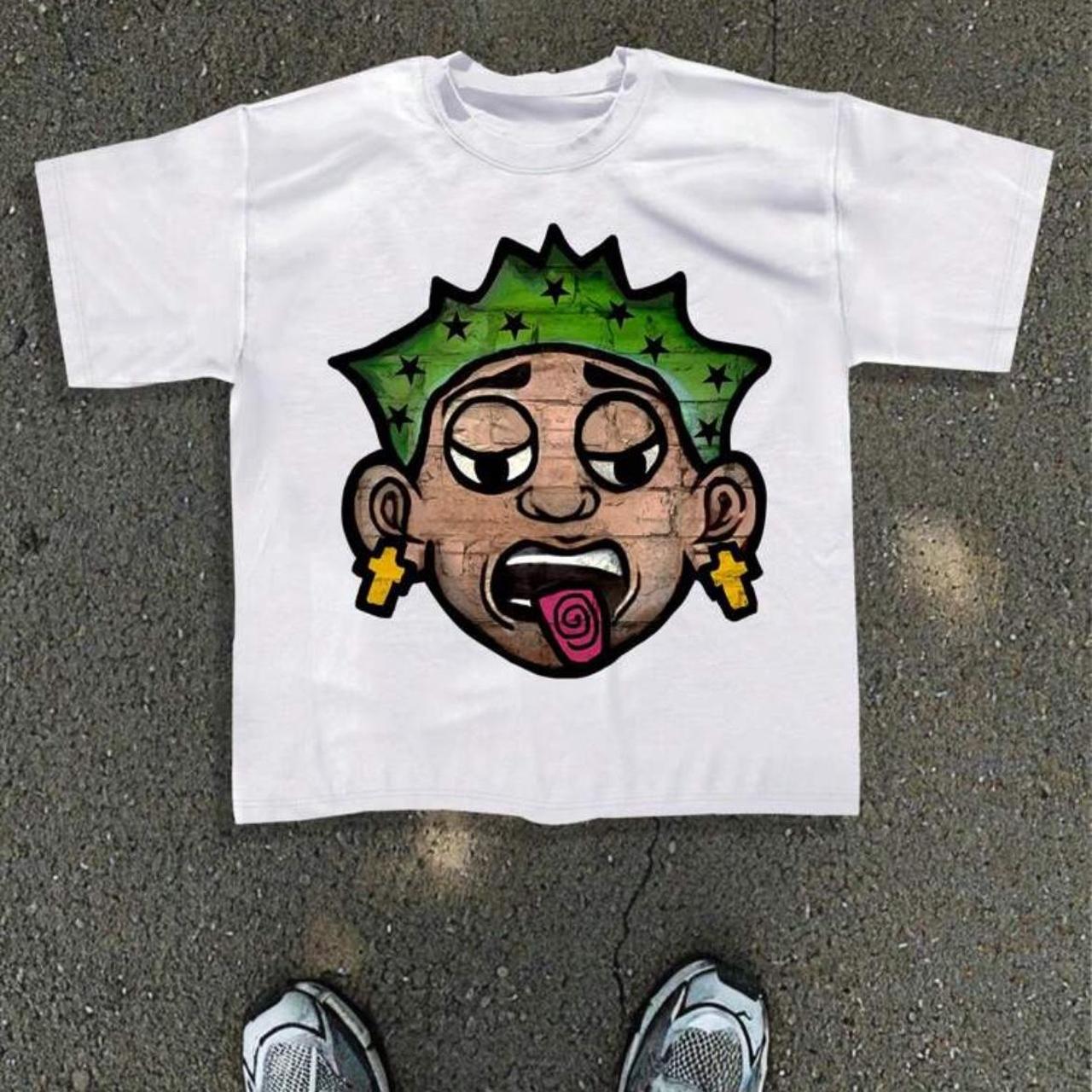 Crop Cartoon Payeah Tee Shirt Medium - Depop