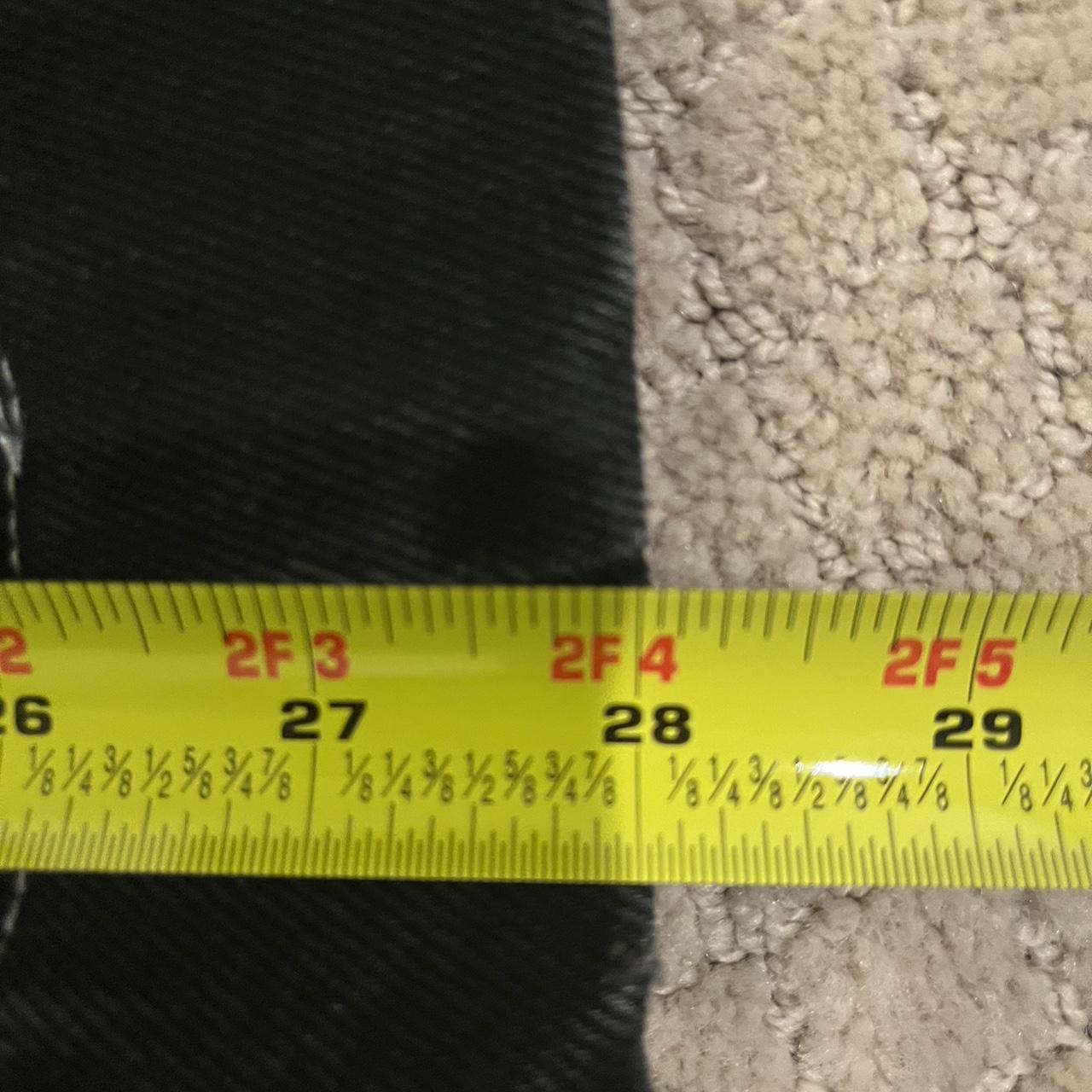 “jnco jeans convict 50” jet black,30 waist, 28... - Depop