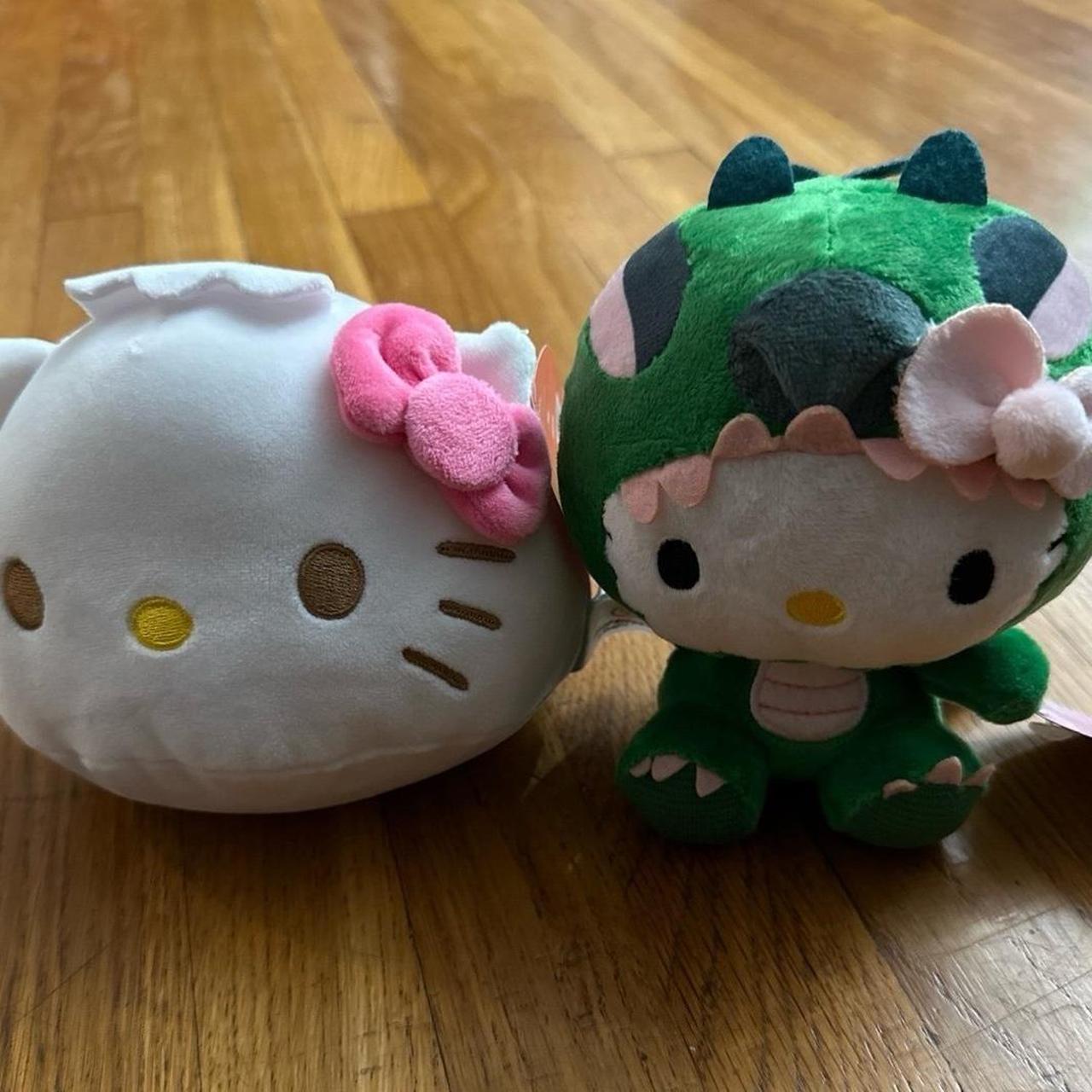 Hello Kitty Dumpling and Dinosaur Plushies brand new... - Depop