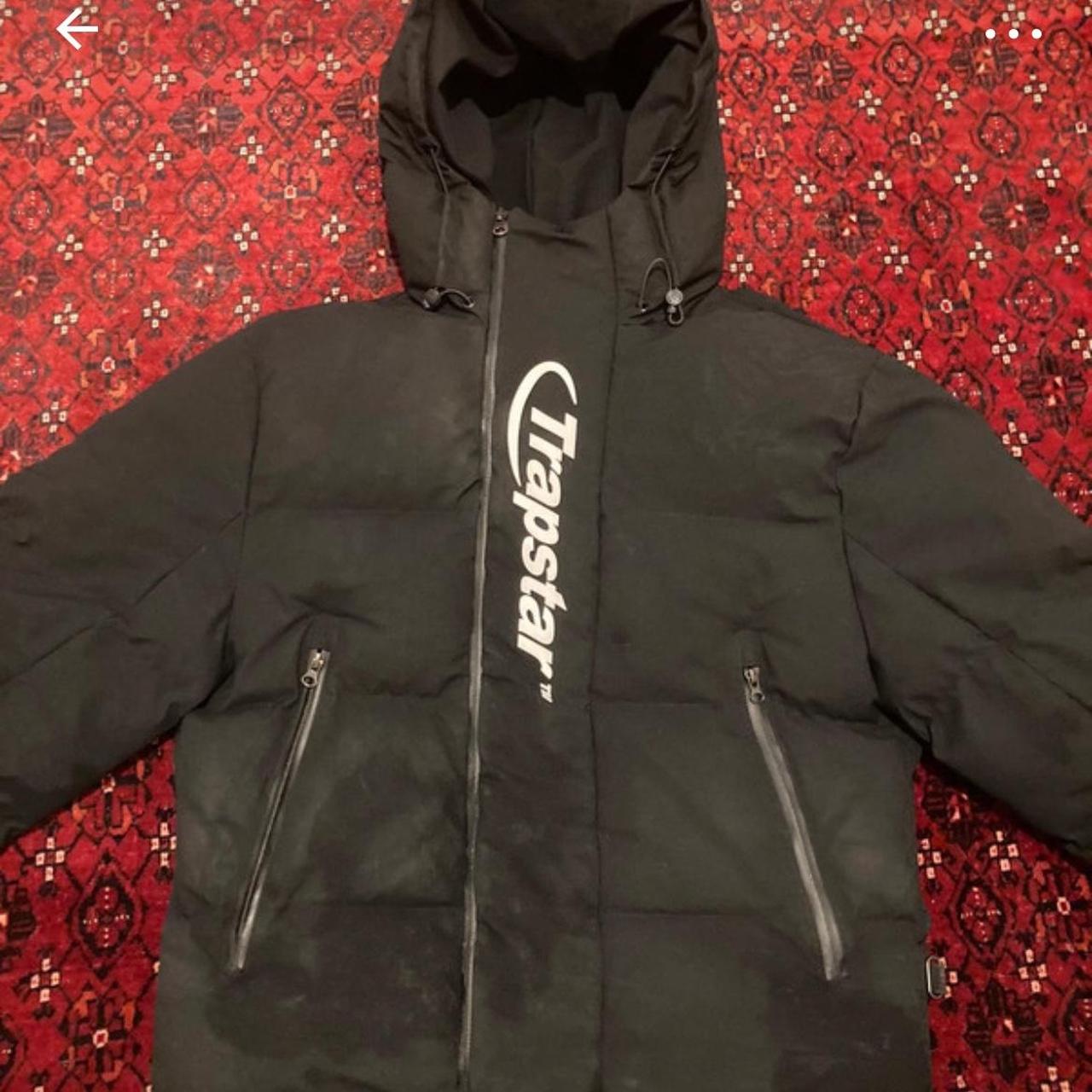 Black Trapstar puffer jacket #winterjacket - Depop