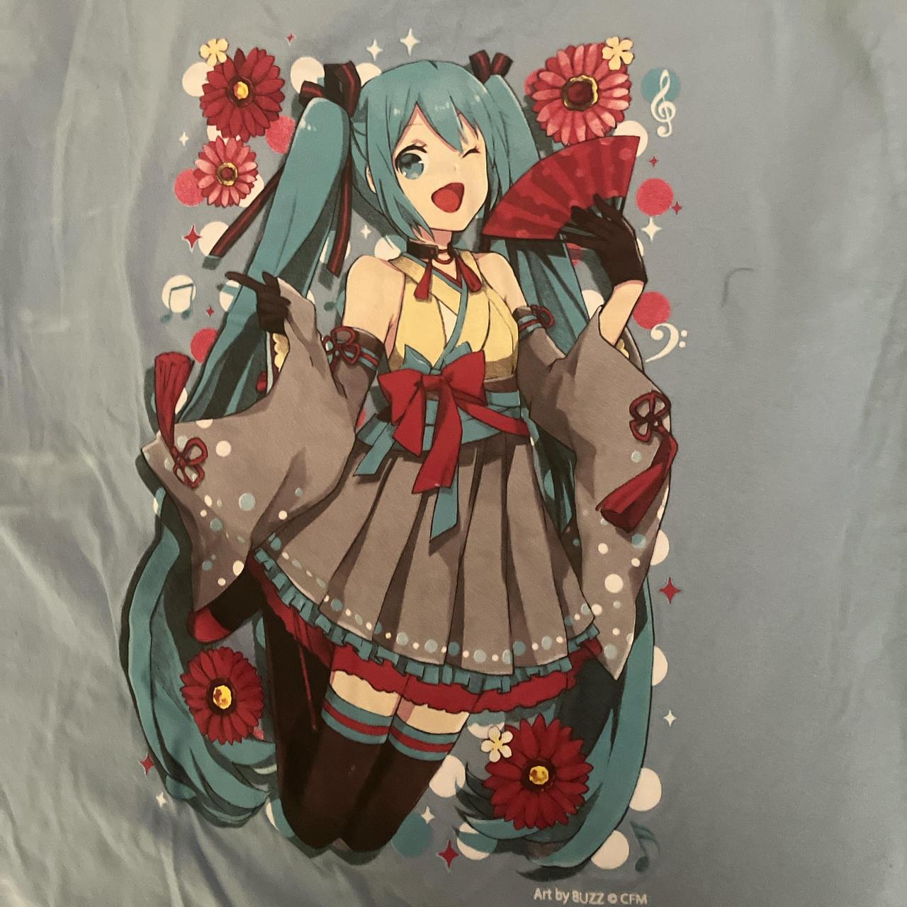 Hatsune Miku Boyfriend fit tshirt. Impulse buy and... - Depop