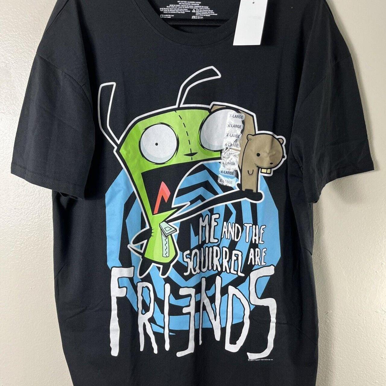 Invader Zim GIR Men's XLarge Me And Squirrel Are... - Depop