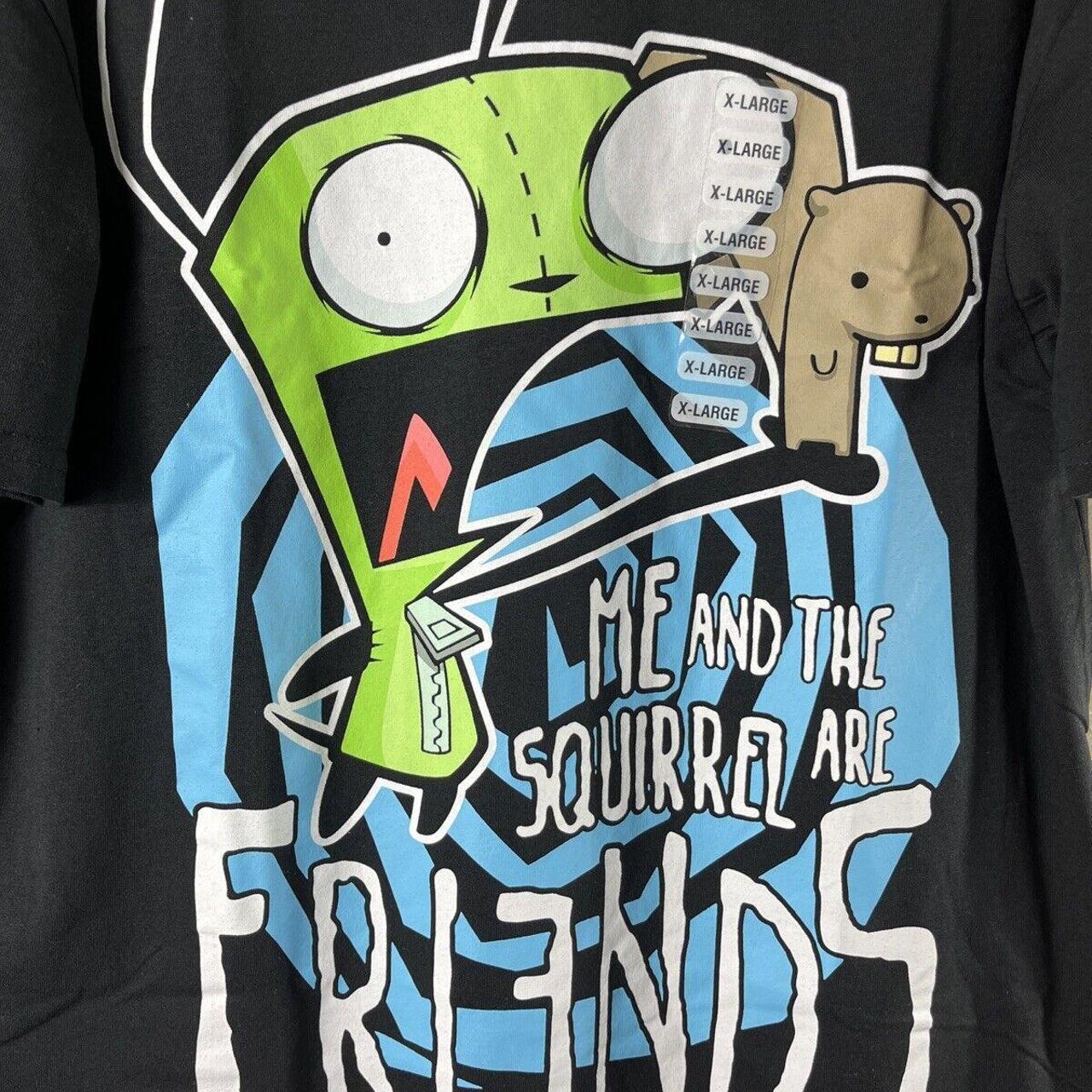 Invader Zim GIR Men's XLarge Me And Squirrel Are... - Depop