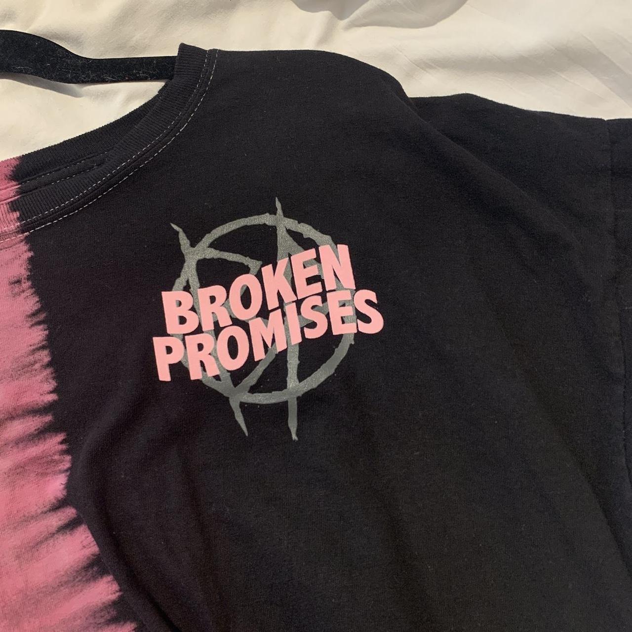 Broken Promises x Death Note Split Dye T-Shirt New... - Depop