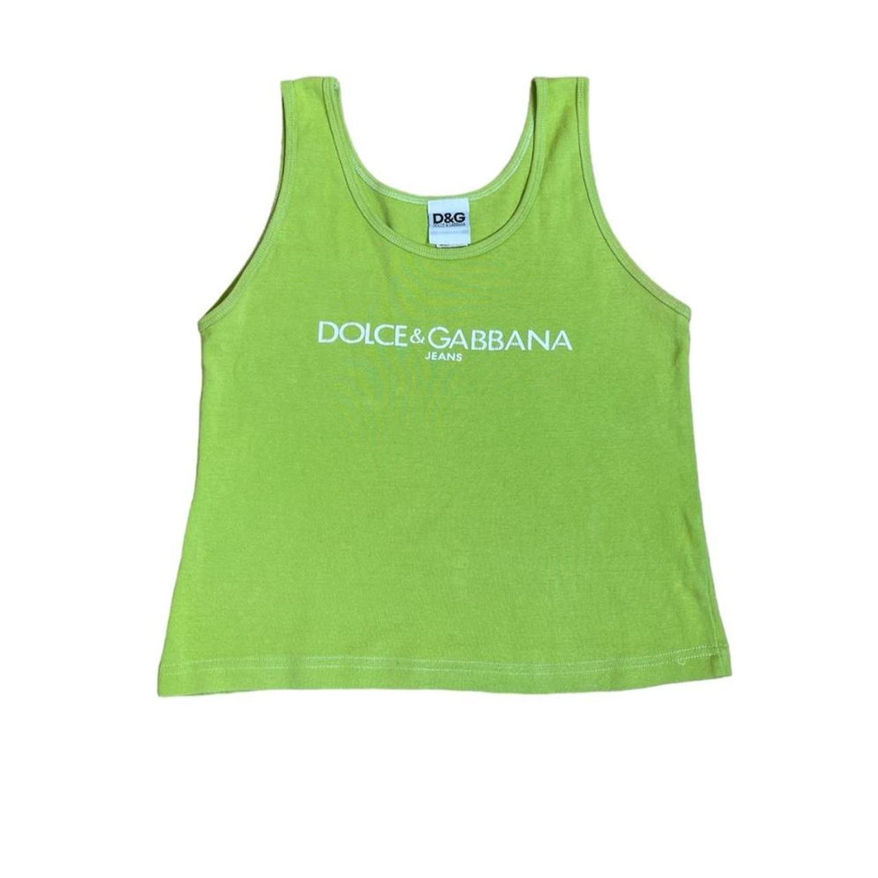 Vintage D&G top Y2k 00s dolce & gabbana tank top.... - Depop