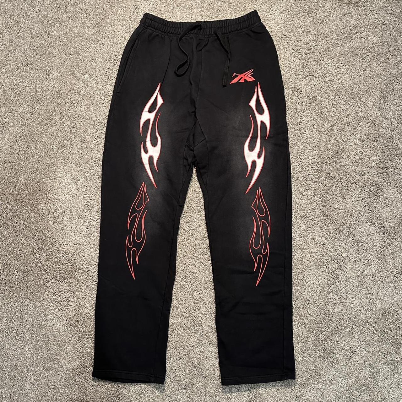 Hellstar Sports Future Flame Sweatpants Size Large... - Depop