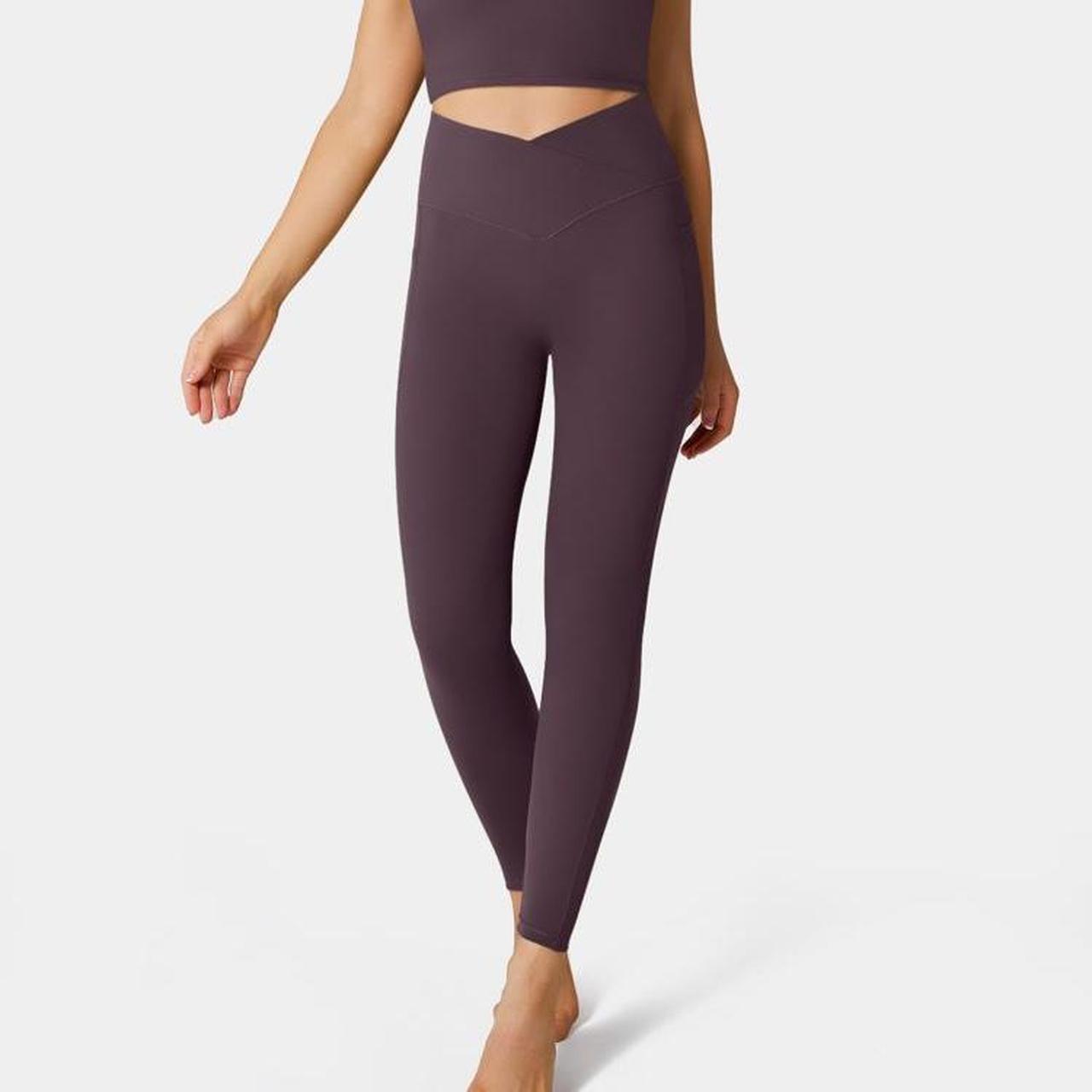 Halara Softlyzero™ Crossover Pocket Plain... - Depop