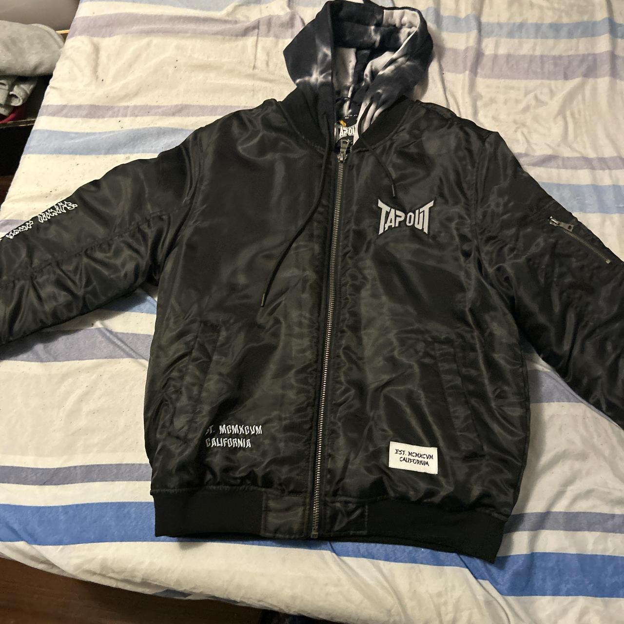 Tapout boxing brand jacket Color : black Size : small - Depop
