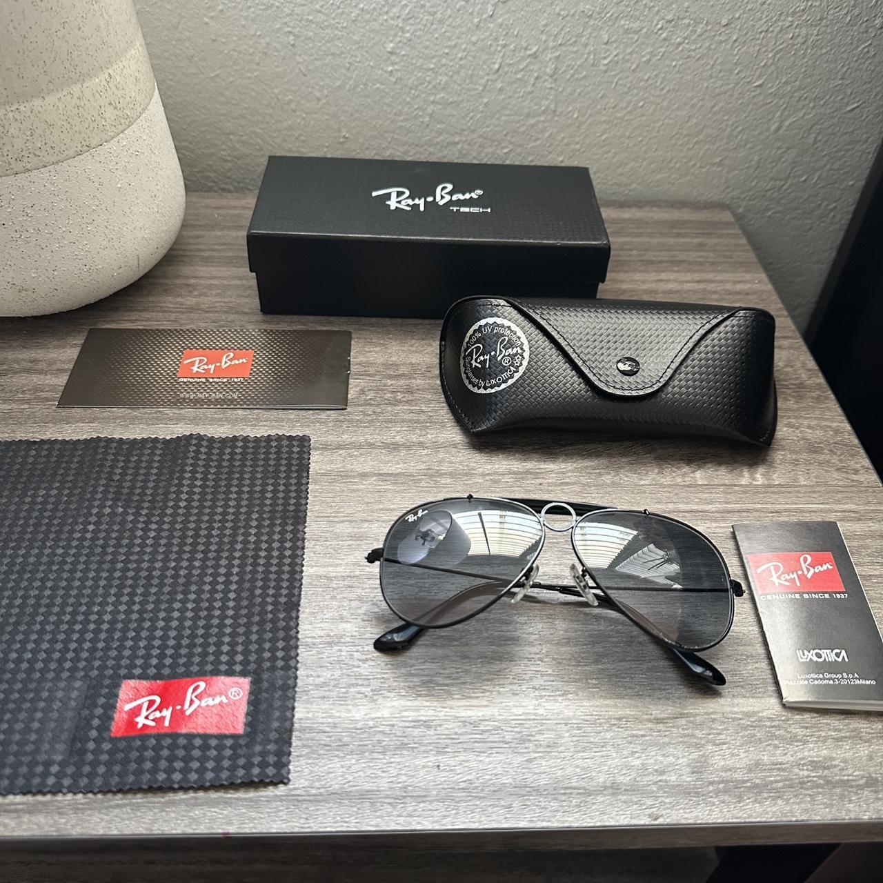 Ray bans aviator sunglasses uv protection #raybans... | Depop