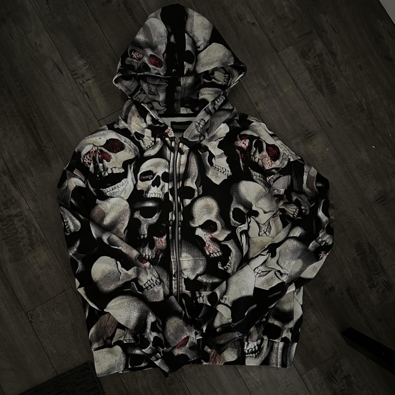 Droland Miller skully zip up deadstock size... | Depop