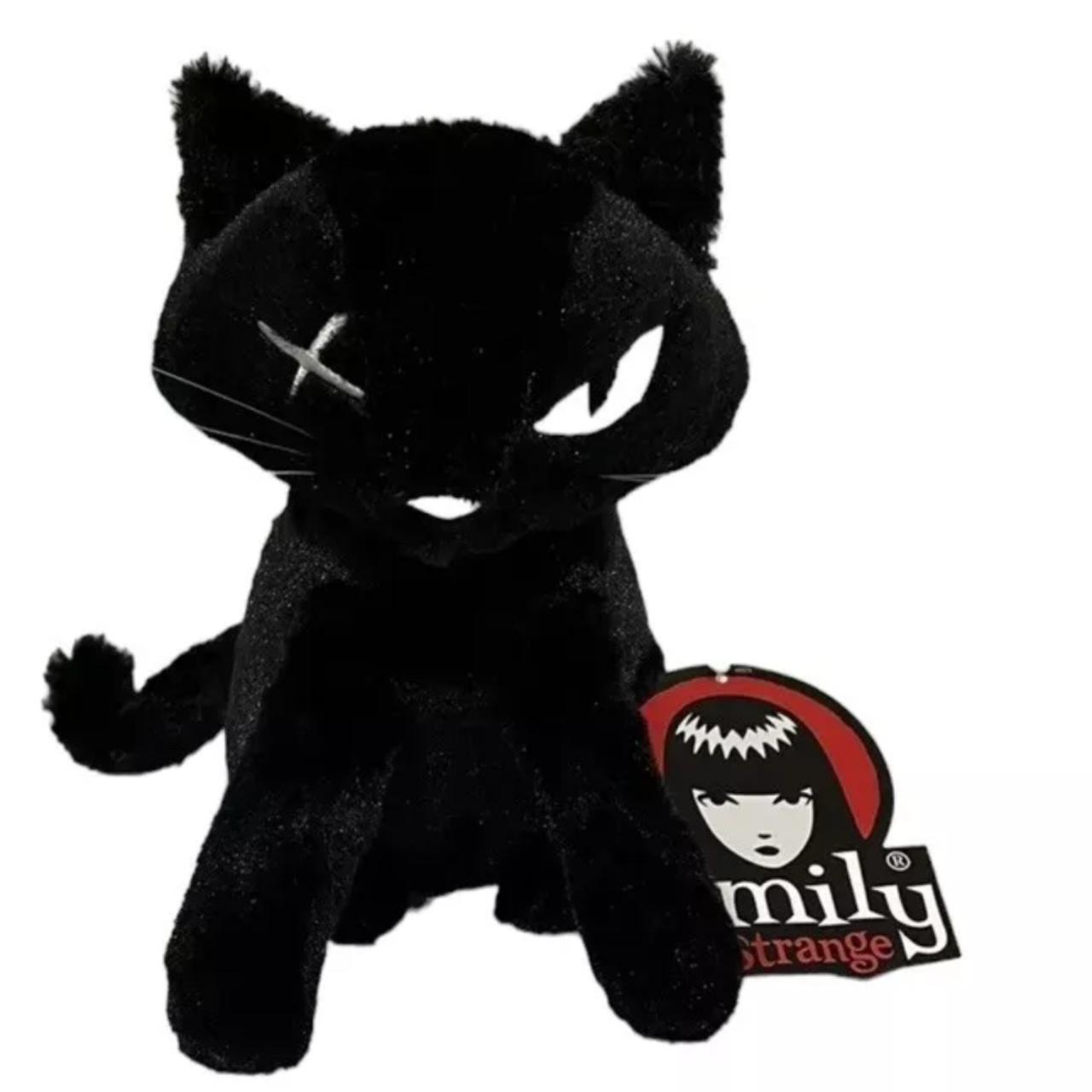 emily the strange 8in one eye cat plush new in bag,... - Depop